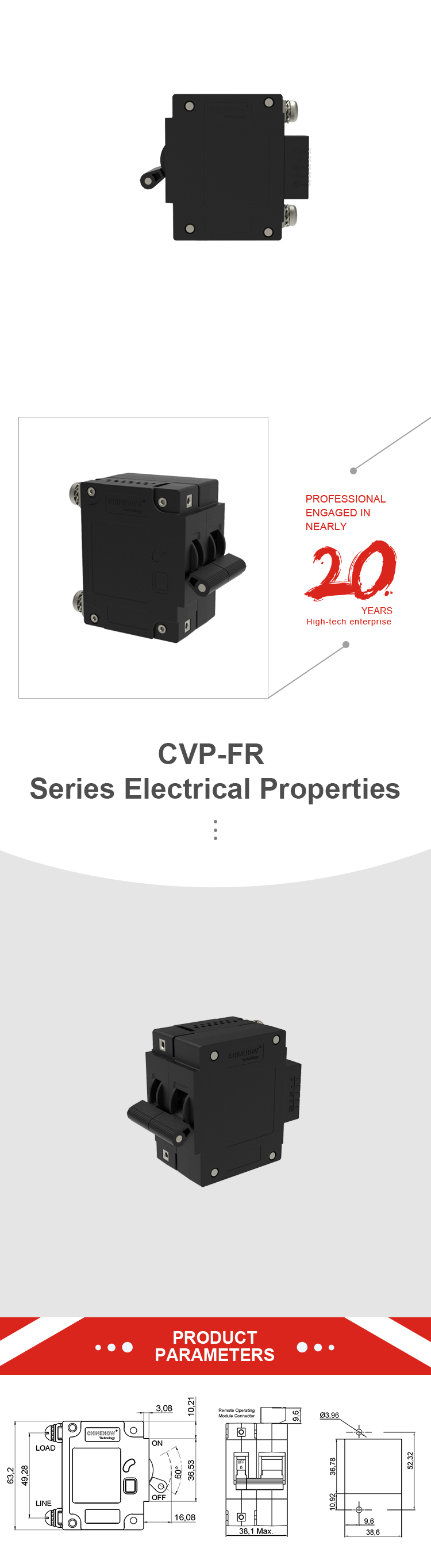100 Amp Low Pressure Air Conditioner Hy-mag Circuit Breaker from China ...